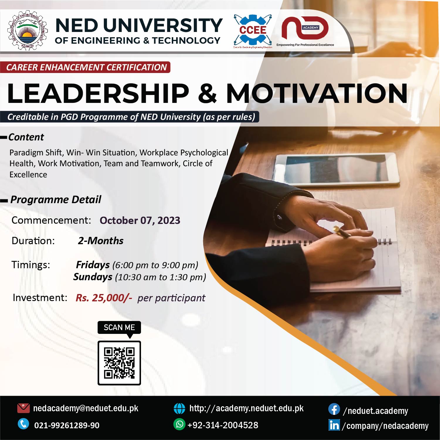 Leadership And Motivation Ned Academy Ccee Cmpp Ptmc